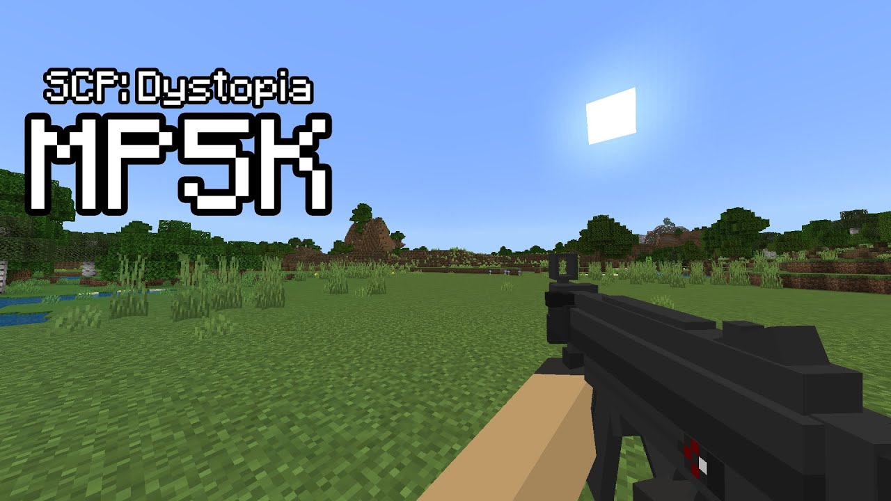 MP5K for SCP: Dystopia [Minecraft BE] #shorts - YouTube