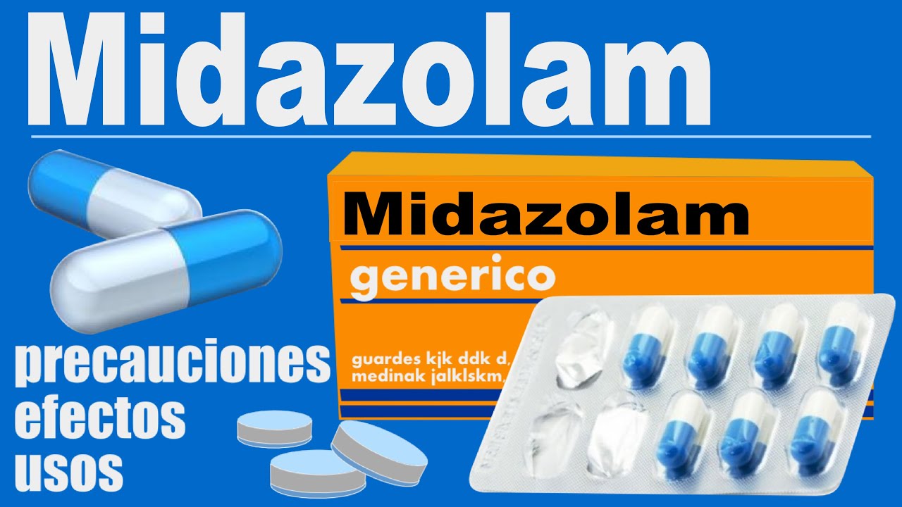 MIDAZOLAM para que sirve reaciones endoscopia ansiedad - YouTube