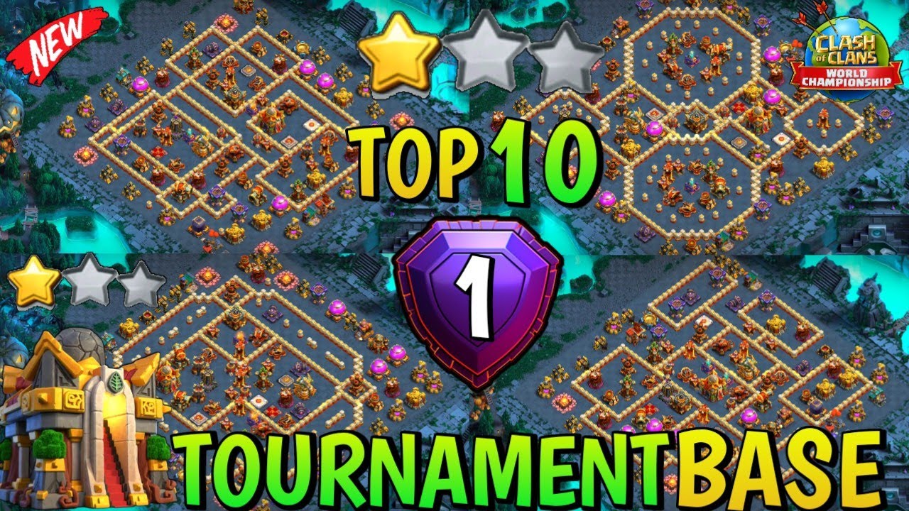 TOP *10* TOURNAMENT BASE TH16 | ANTI ROOT RIDER TH16 BASE | BASE LAYOUT ...