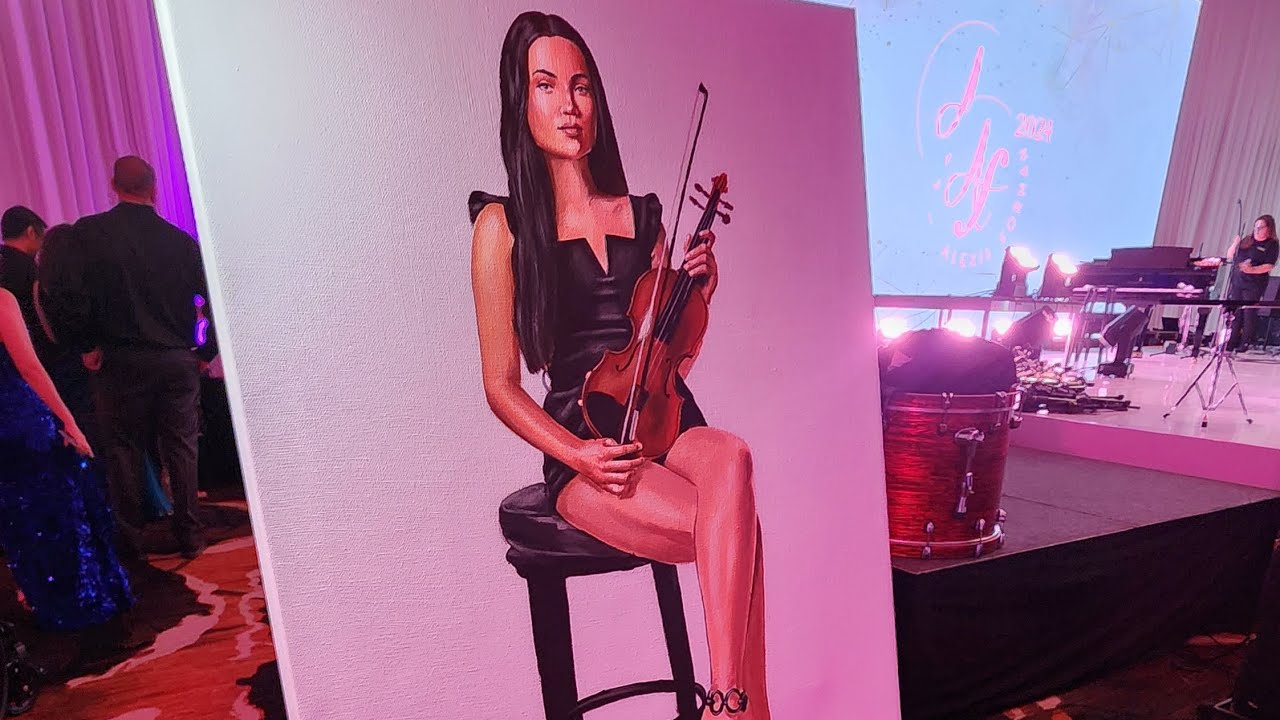 Live Portrait Painting - YouTube