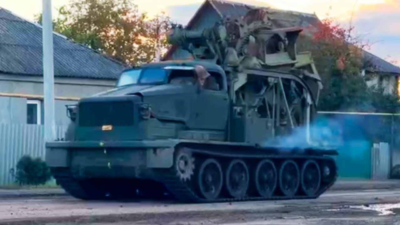 Russian BTM-3 Old-Stock Engineering Vehicles And Cargo Support Trucks ...
