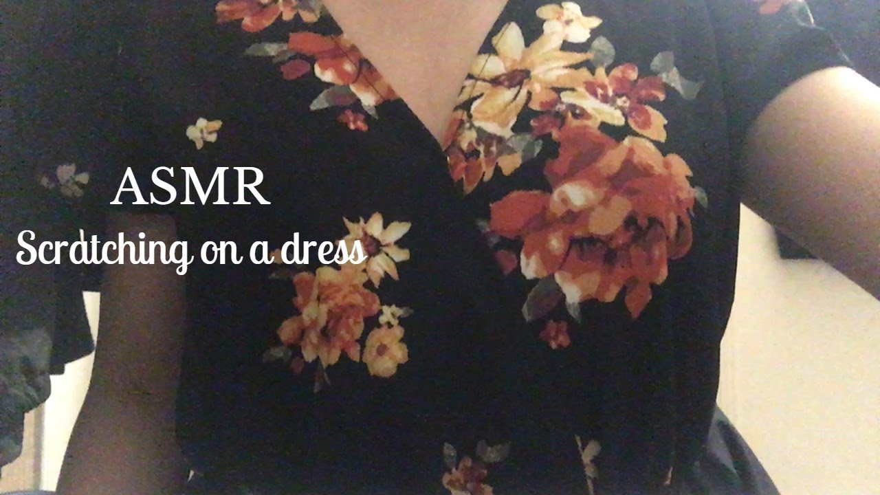 ASMR | Scratching on a flowery dress 🌼 - YouTube