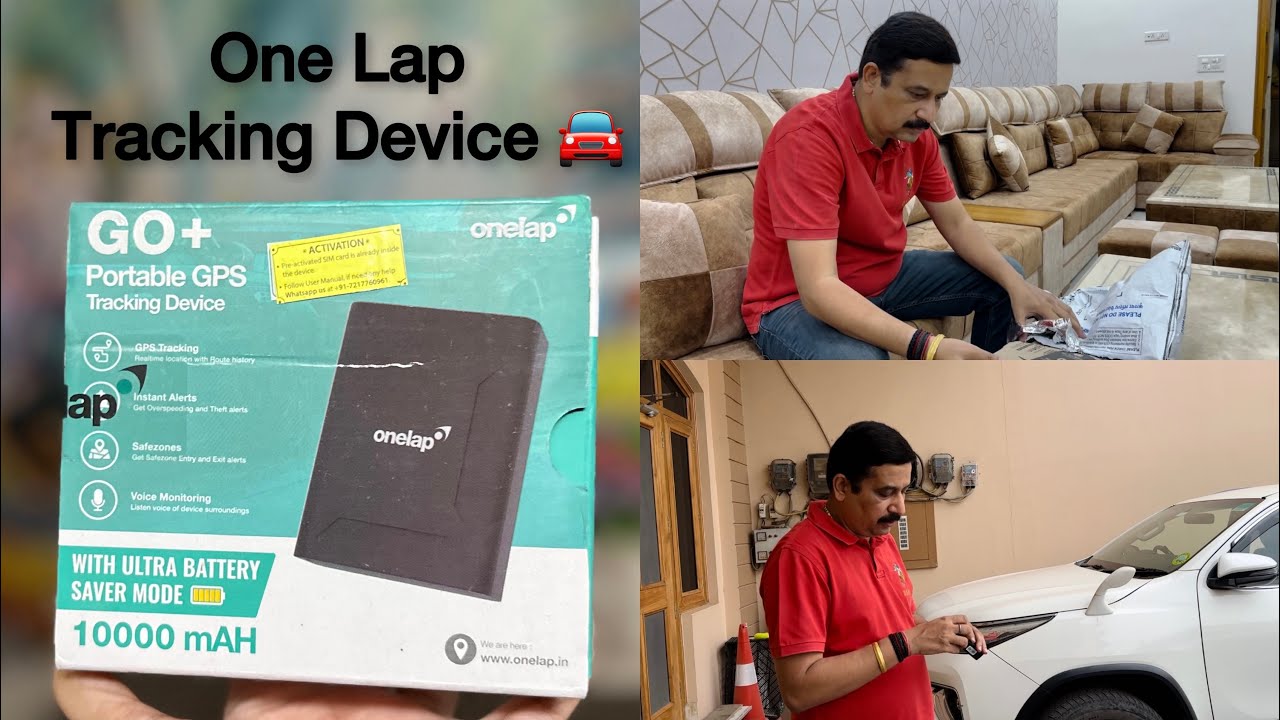 GPS Tracking Device 🛣️ | One Lap 🚘 | Wireless 🛜 | Anti-Theft | Car ...