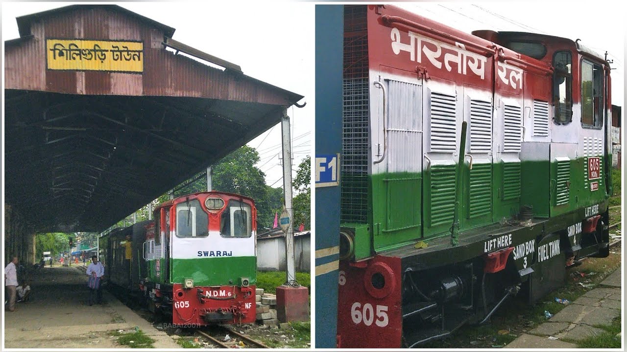 🇮🇳 TRICOLOUR 🇮🇳 Locomotive NDM6 with TOY TRAIN (New Jalpaiguri ...