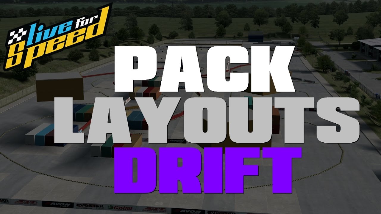 LFS - PACK LAYOUTS DRIFT - YouTube