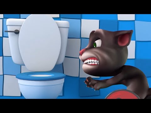 Banyo acil durumu! | Konuşan Tom Kısa Filmleri | Türk Çocuk Çizgi Filmleri | WildBrain Çocuklar