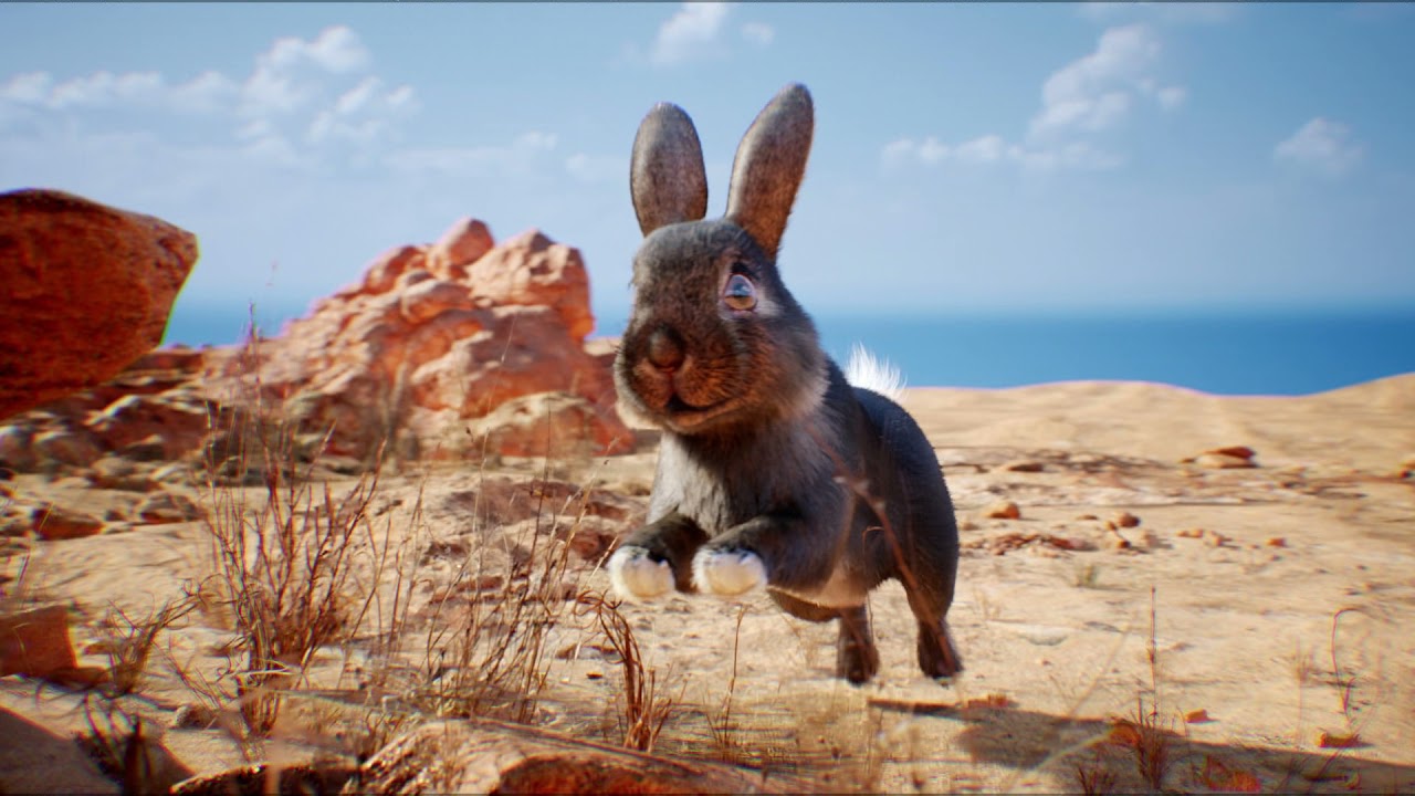 Test realtime render of the fur in Unreal Engine 2021 - YouTube