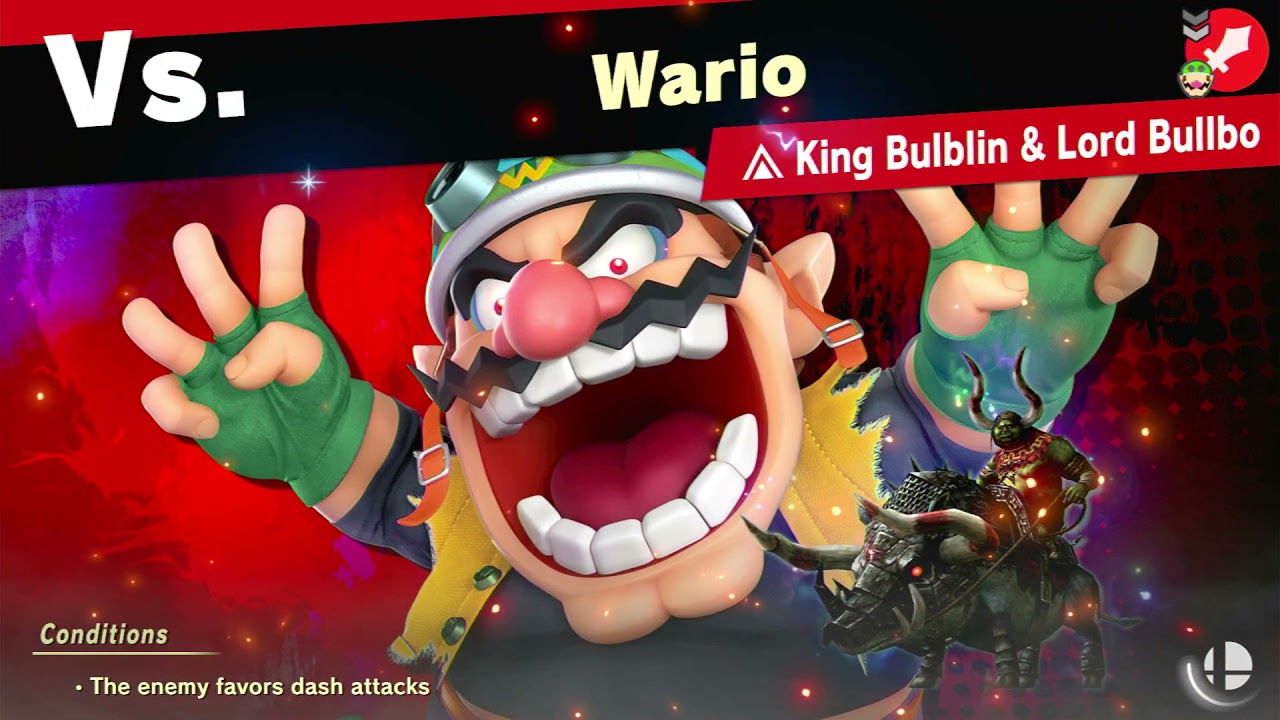 Super Smash Bros Ultimate World of Light: Wario vs King Bulblin & Lord ...