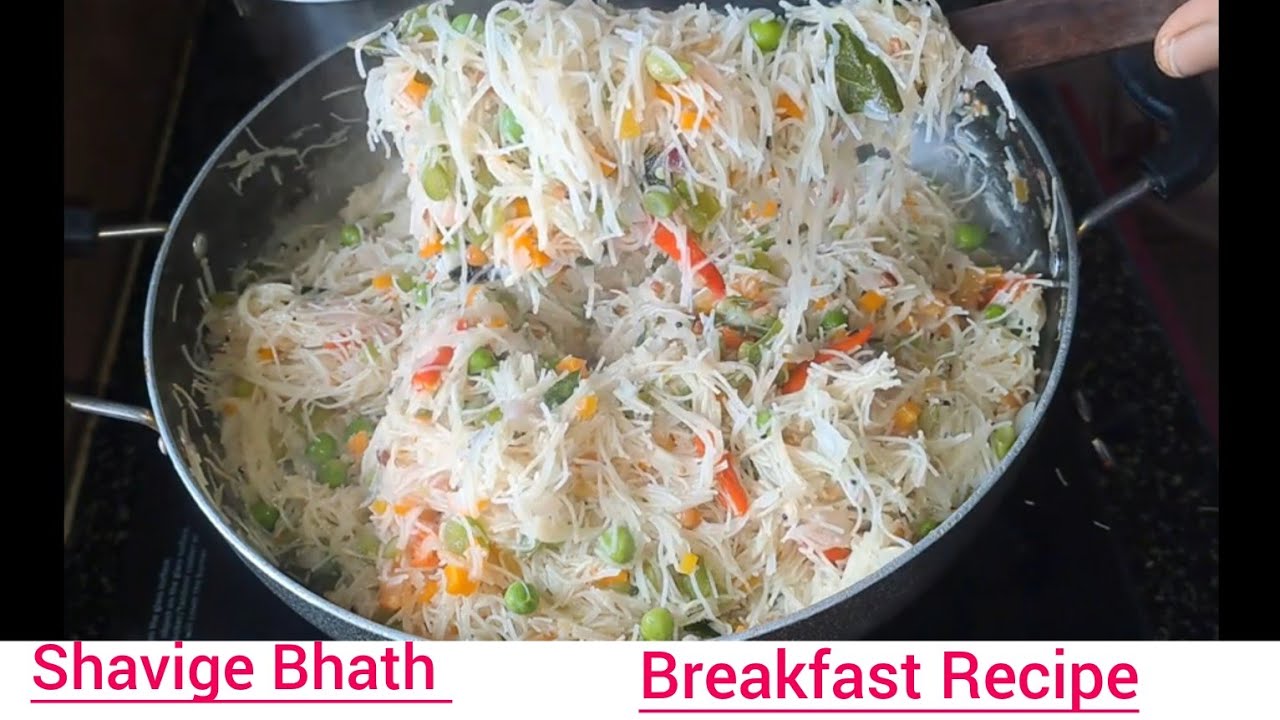 Shavige Bhath | How to Make Shavige Bhath Recipe | Yummy and Tasty ...