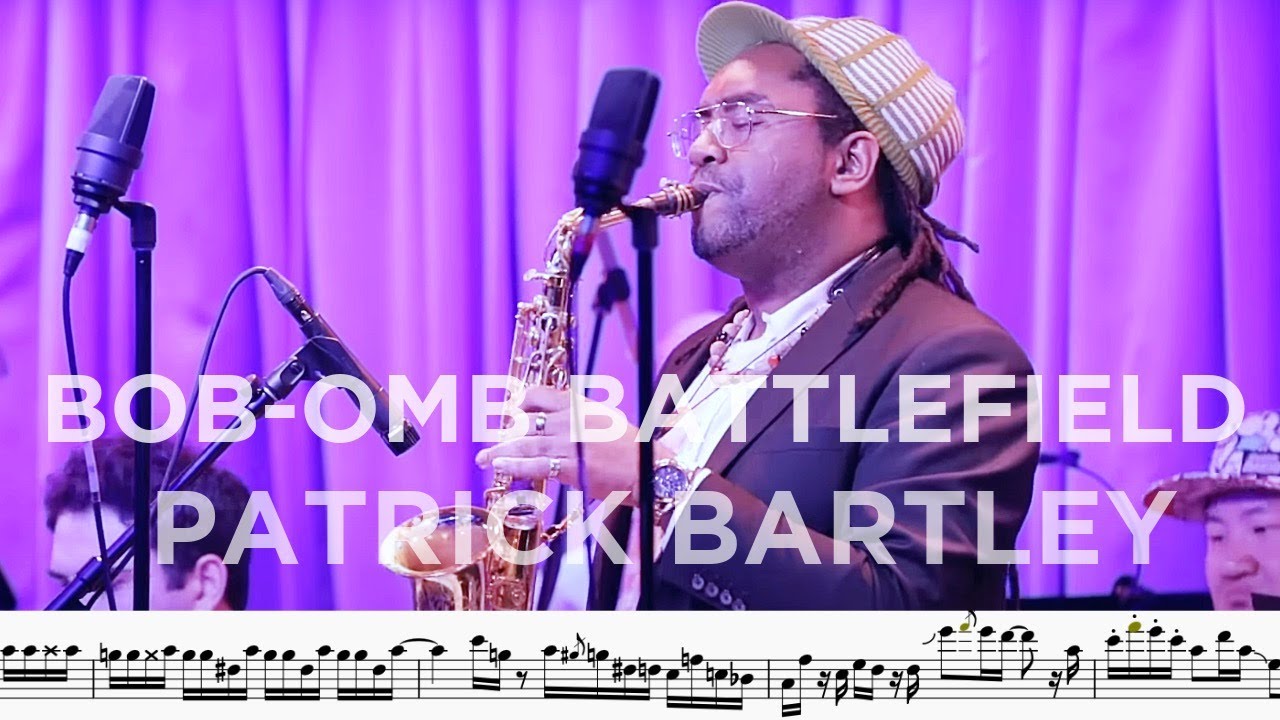 Bob-Omb Battlefield - 8 Bit Big Band [Patrick Bartley Alto Sax Solo ...