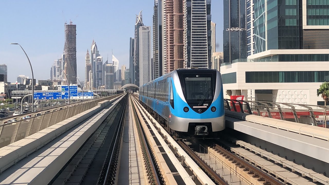 Train in dubai,Amazing travel United Arab Emirates 🇦🇪 - YouTube