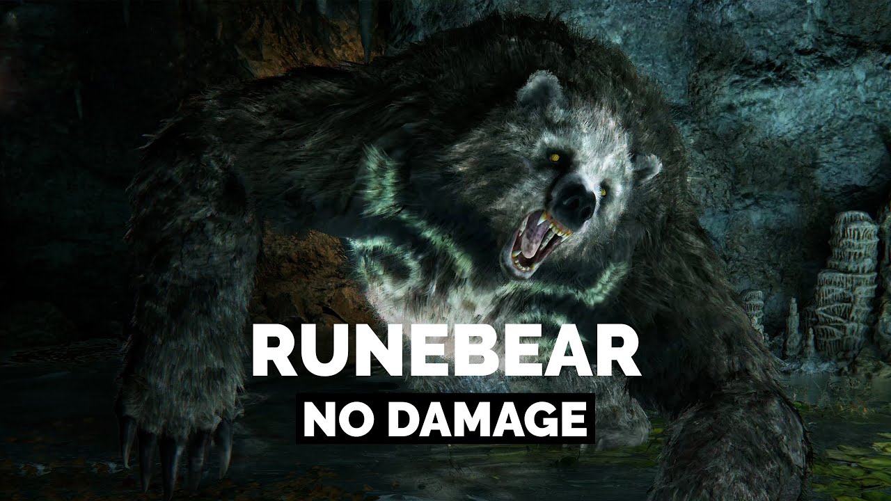 Runebear [ Eartbore Cave ] | Solo | No Damage | Elden Ring - YouTube