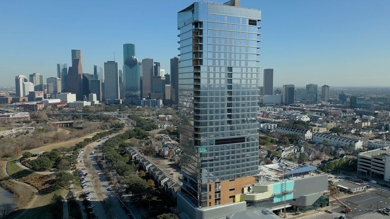Residences at The Allen - Construction Progress 2023 - YouTube