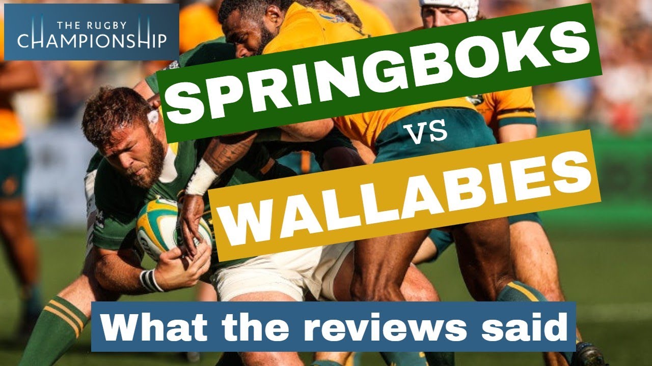 Springboks vs Australia 2023: Review Roundup - YouTube