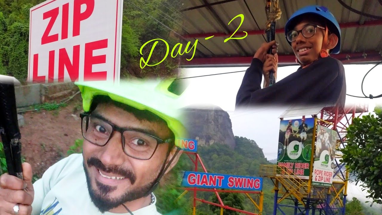 Day - 2 Giant Zip line Mankulam #munnar #tamil #kerala #zipline #vlog # ...