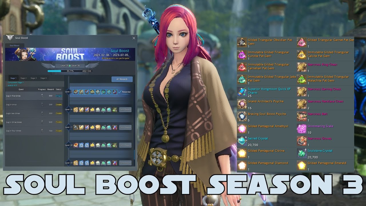 Blade and Soul New Soul Boost Season 3 Guide - YouTube