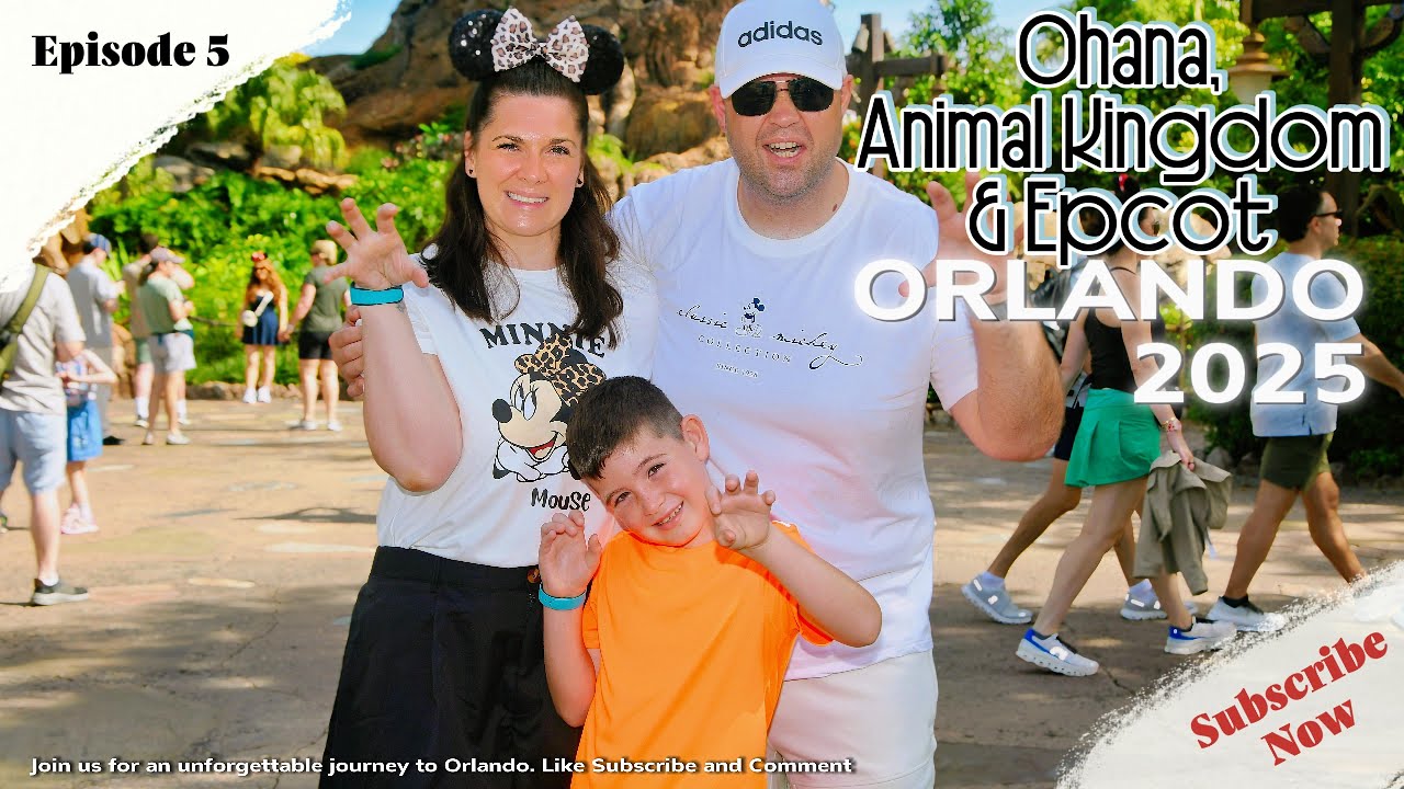 Day 4 Ohana Breakfast, Animal Kingdom Adventures & EPCOT Fireworks!🦁🌦️ ...