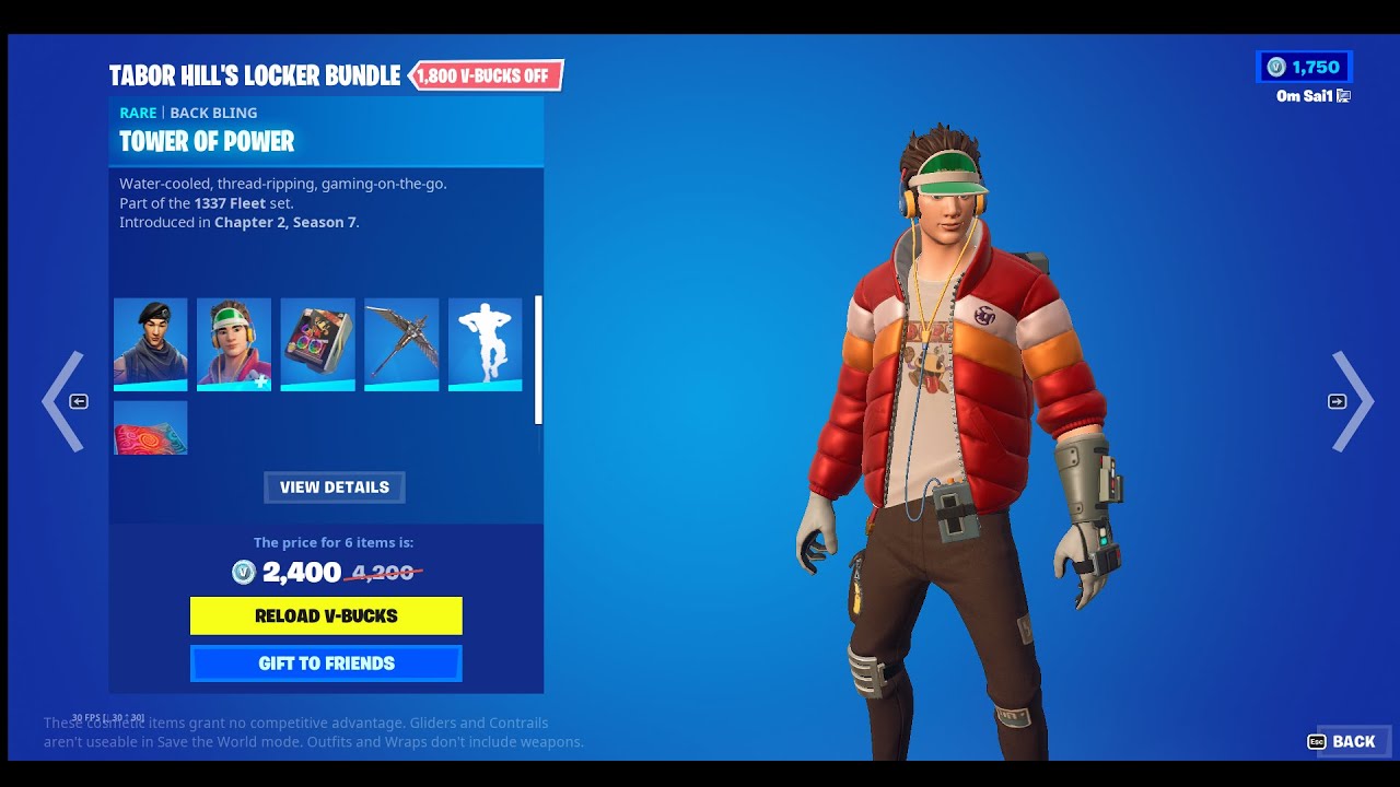 Fortnite Item Shop *NEW* TABOR HILL'S LOCKER BUNDLE! (27th April,2023 ...