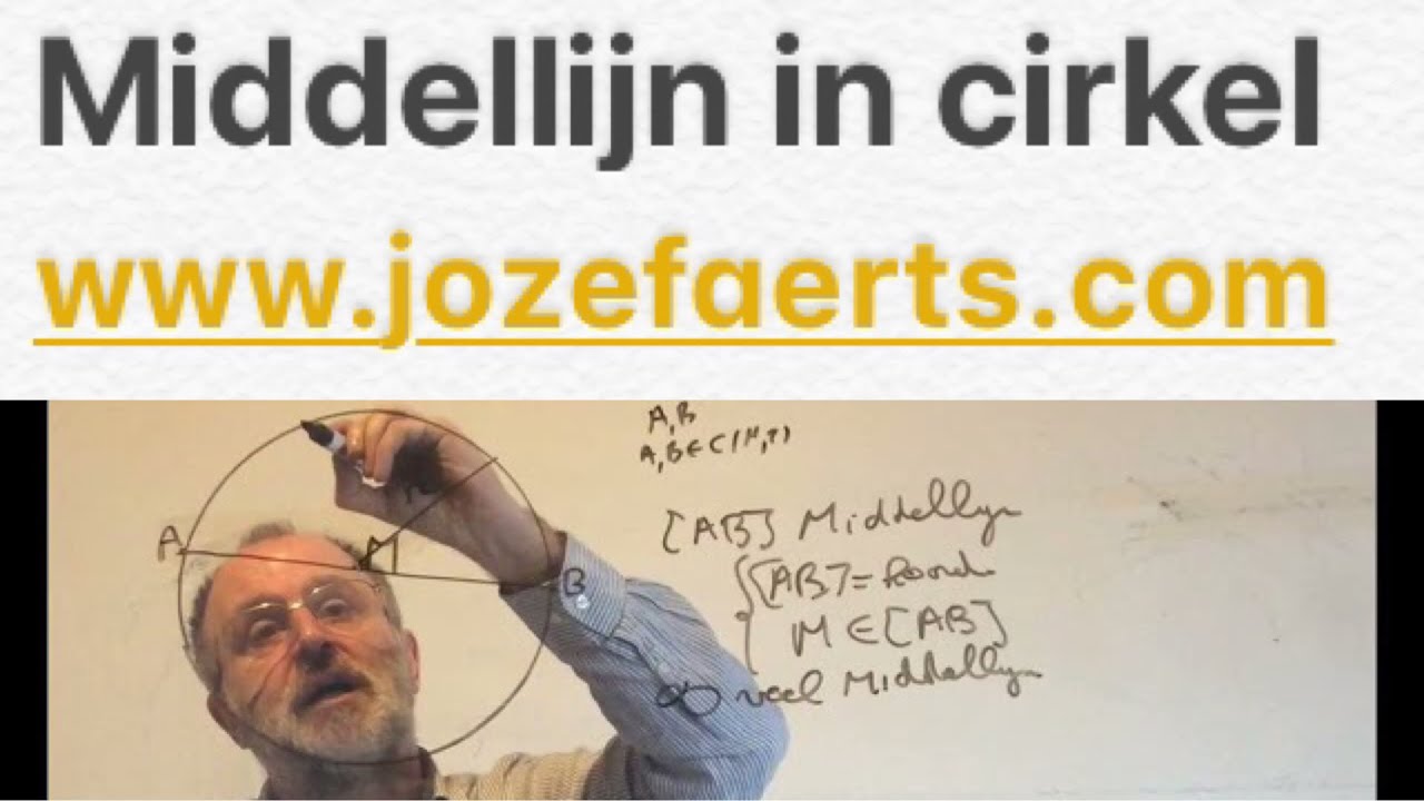 2612 Middellijn van een cirkel ( met elektronische oefening ) - YouTube