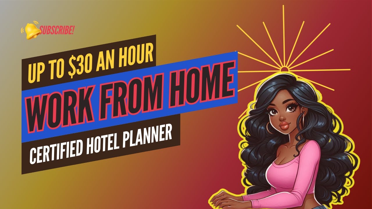 Up to $62,400 to Work from Home for Hotel Planner | Work ANYTIME # ...