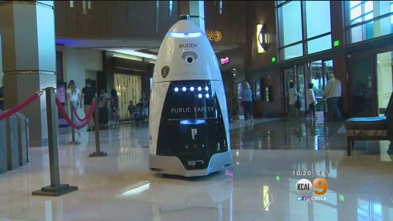 Only On 9: New Security Guards At Pechanga Are A Bit Robotic - YouTube