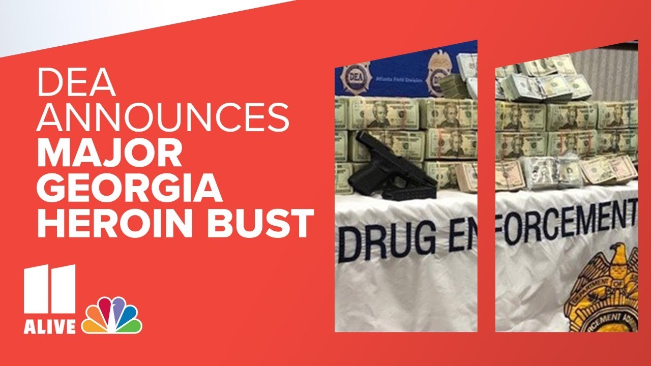 DEA to announce 'mammoth' heroin bust in Georgia - YouTube