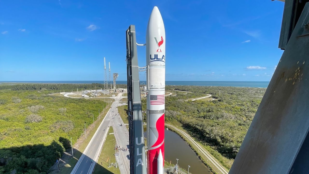 The ULA Vulcan Rocket has completed its journey to the launch pad with ...