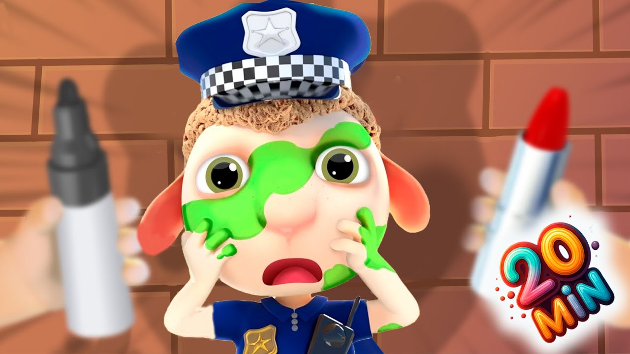 Who Painted the Little Cop? | Kids Adventures | Dolly and Friends ...