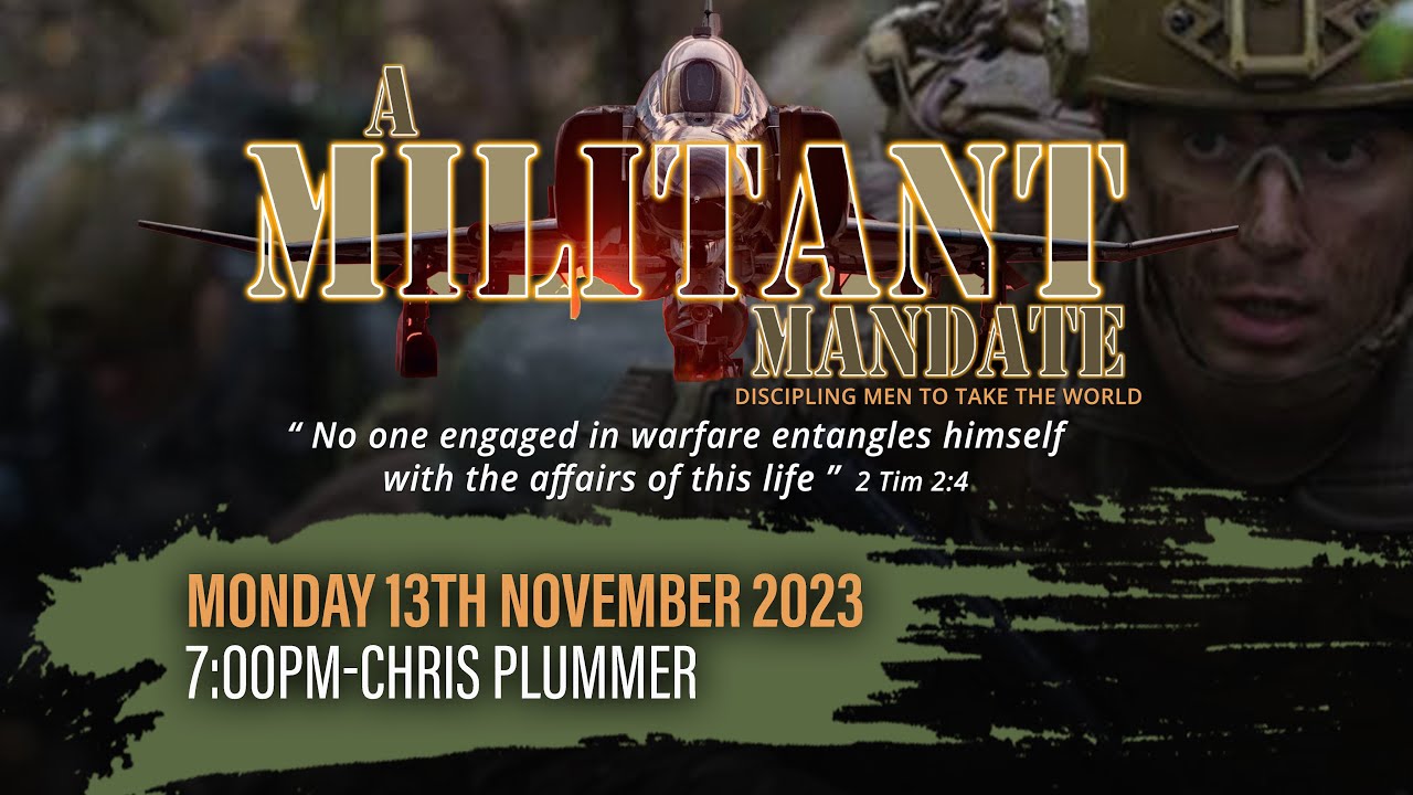 Monday 13th Nov 2023 | 7:00PM | Pastor Chris Plummer | Melbourne Bible ...