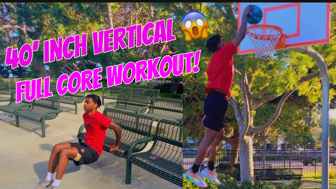DAY #17 DAILY VERTICAL JUMP WORKOUTS TO DUNK (CORE CIRCUIT) - YouTube
