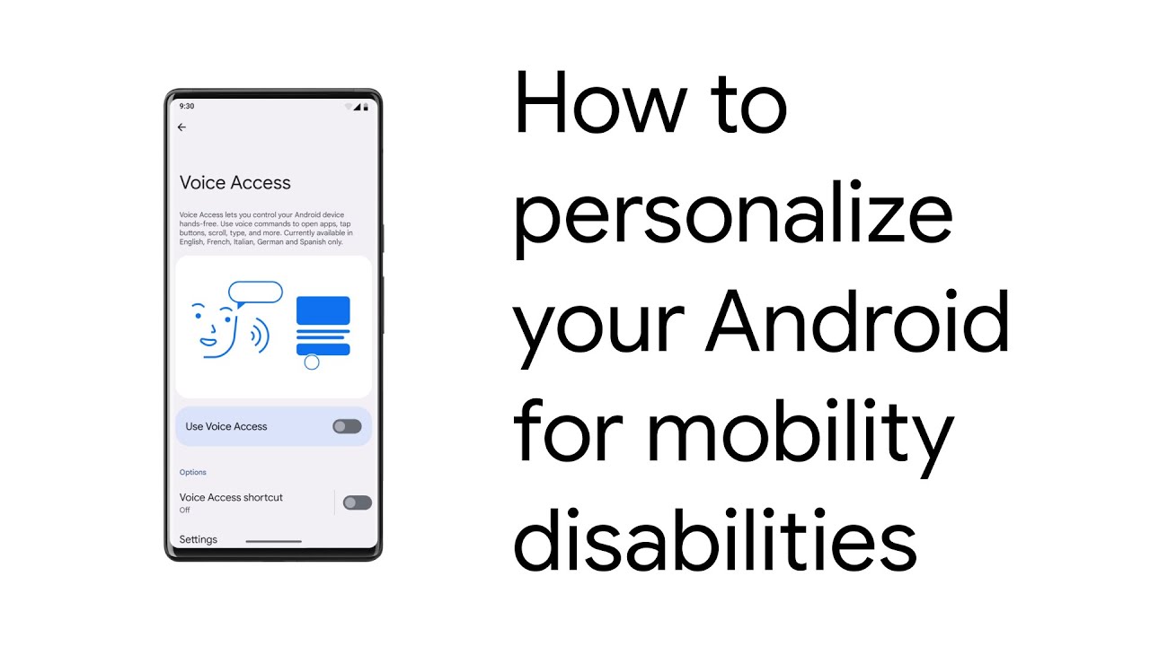 How to personalize your phone for mobility disabilities - YouTube