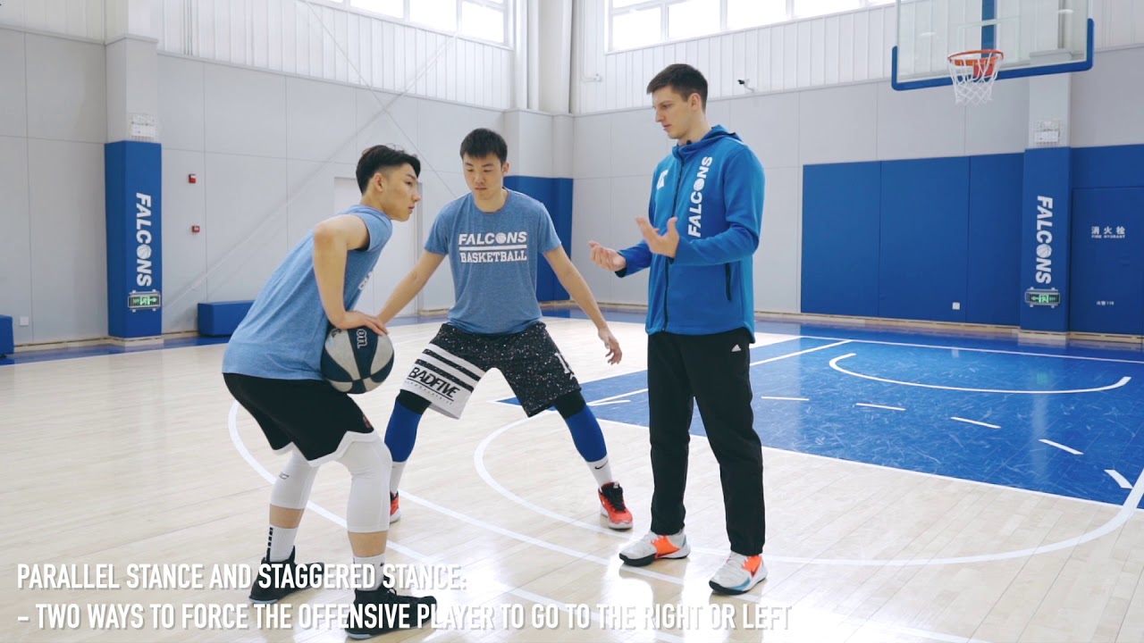 How we teach defensive stance and defensive slides in basketball ...
