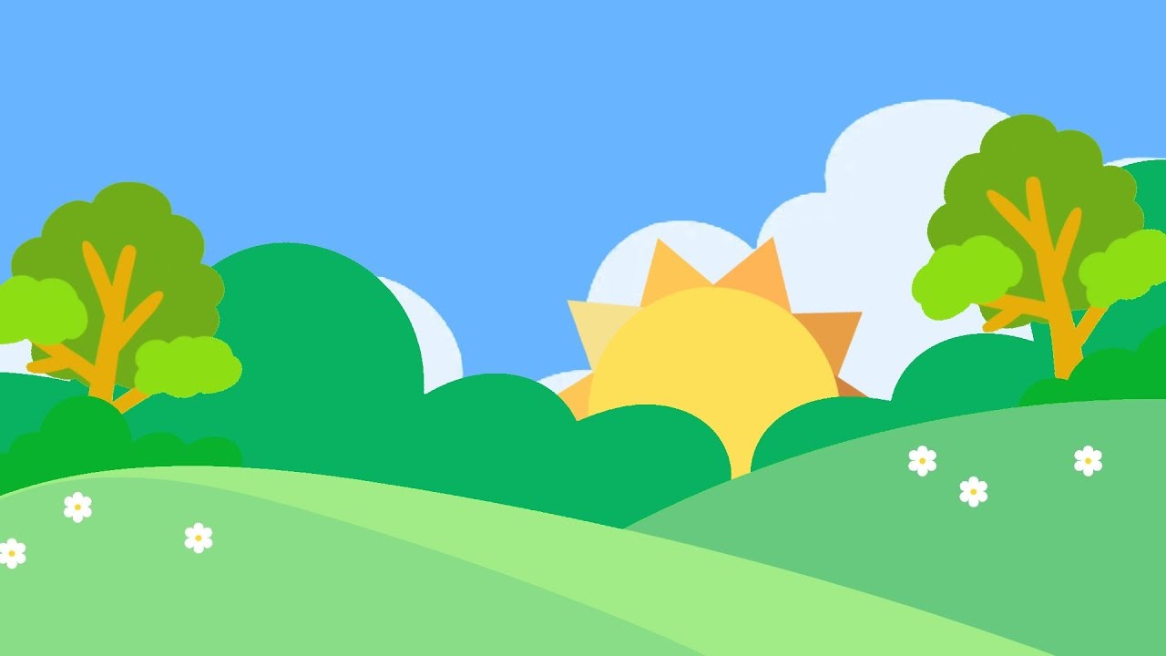 background animasi kartun bergerak - cartoon background loop - YouTube