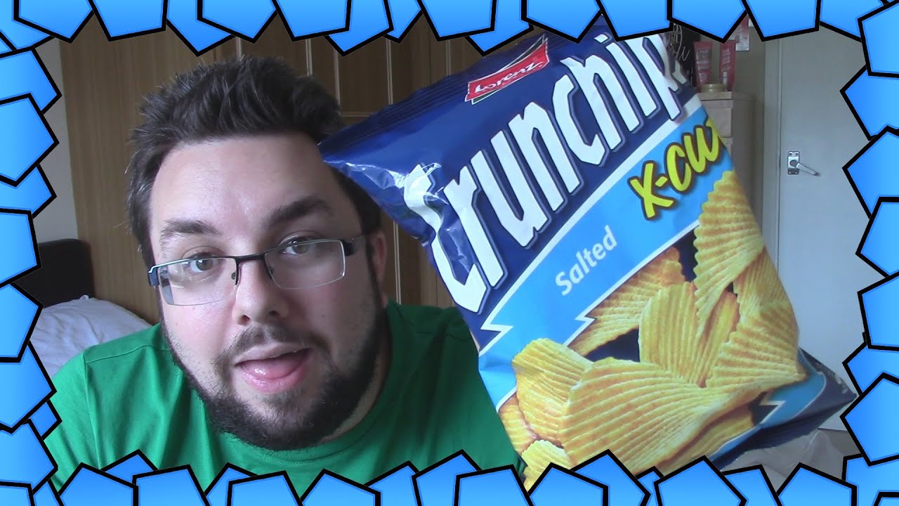 Crunchips X-Cut Salted Crisps (Polish) Review - YouTube