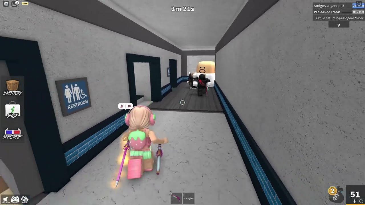 USEI UMA SKIN RICA E IMPRESSIONEI TODOS NO MM2... ️ - YouTube