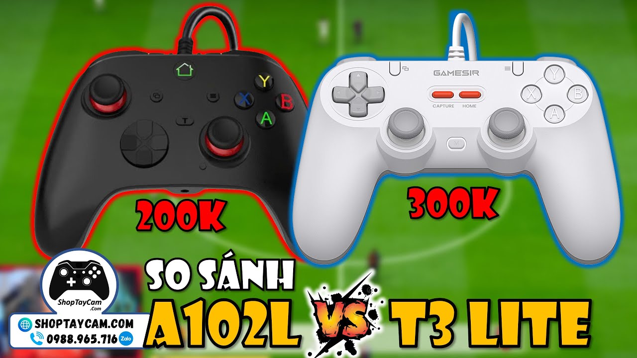 So Sánh TAY CẦM A102L Vs GAMESIR T3 LITE: "OUT TRÌNH" Toàn Tập, A102L ...