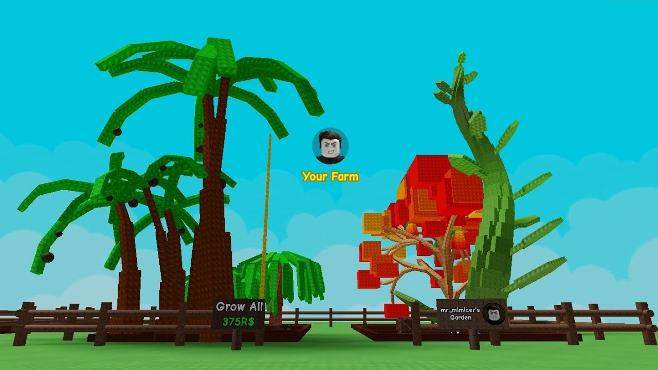 Roblox grow your garden - getting the grape seed - YouTube