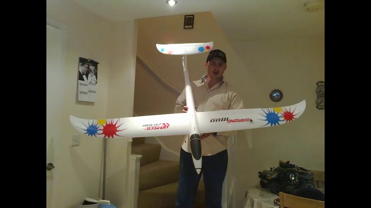 My old projects with Rc Diamond glider 1.8m wingspan & My RC Bell 222 ...