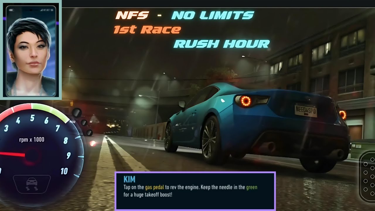 NFS - NO LIMITS - Game's 1st Mission - 1st Race - YouTube