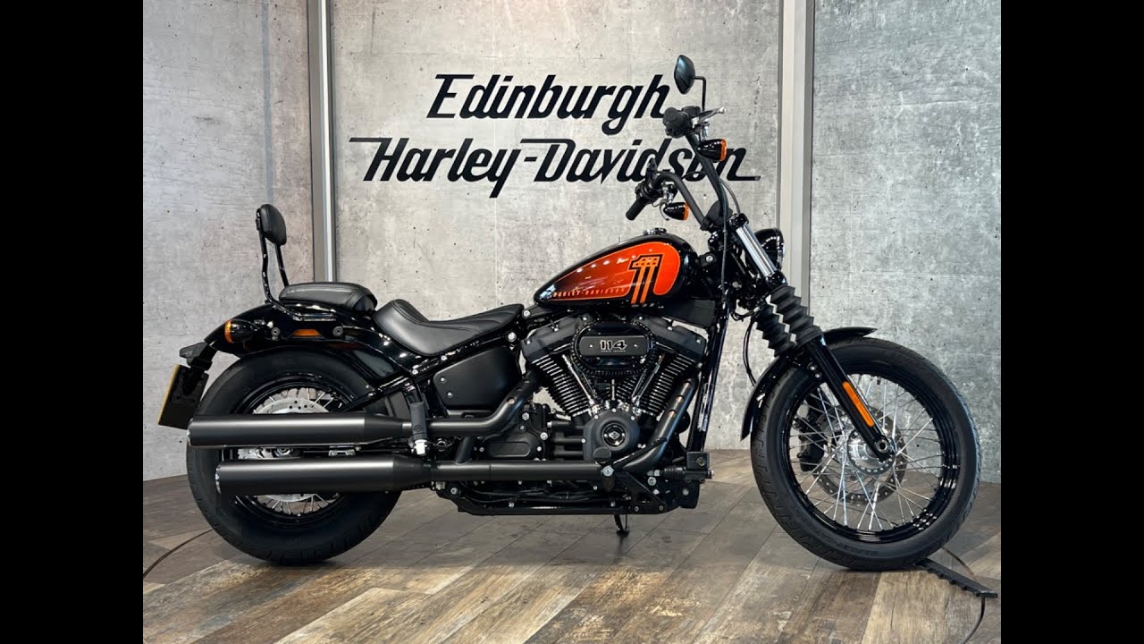 2021 Softail FXBBS Street Bob- Edinburgh Harley-Davidson - YouTube