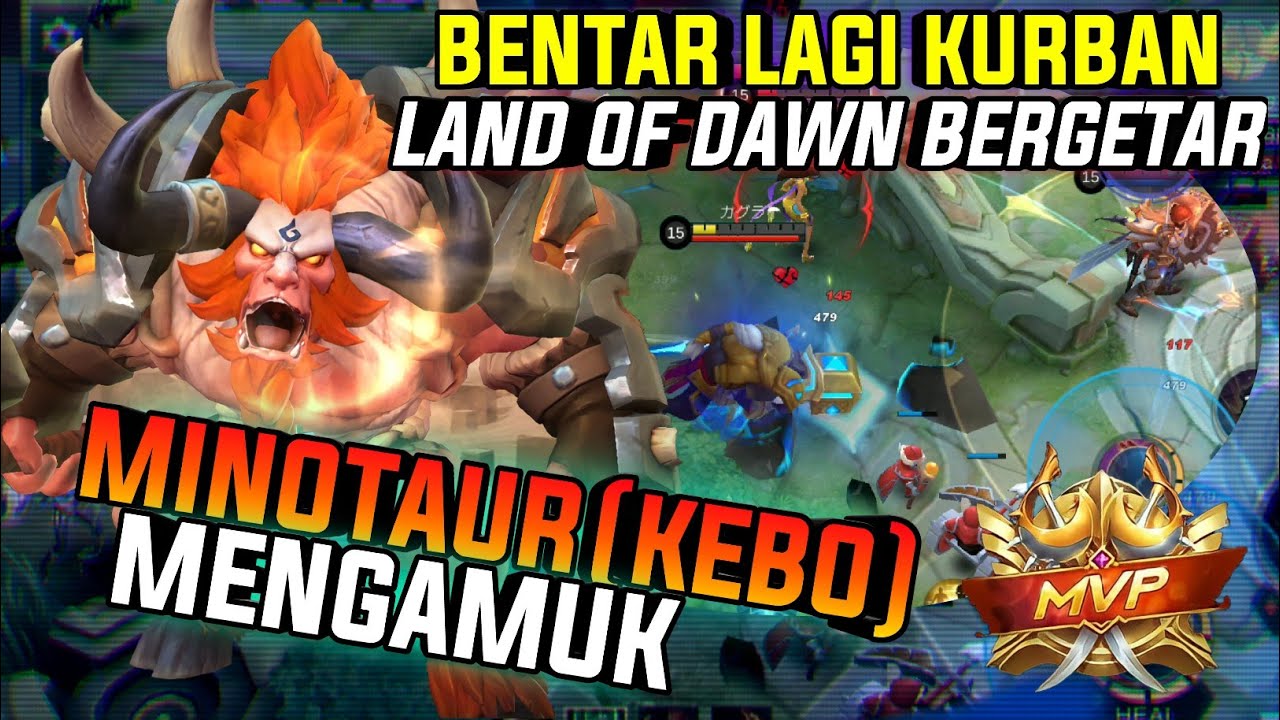 MINOTAUR DI LEPAS DI RANK ! JADI KEBO DONG TOP 1 GLOBAL MINOTAUR - YouTube