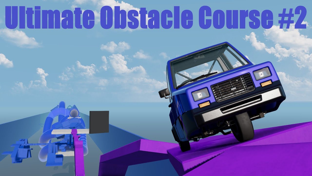 The Ultimate Obstacle Course (Part 2) - BeamNG.drive - YouTube