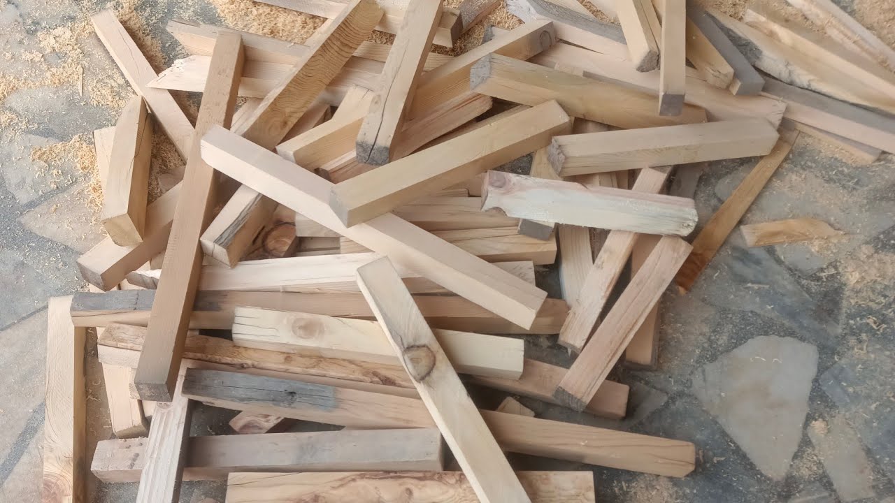 Turning Scrap wood into beautiful round table |Scrap woodworking step ...