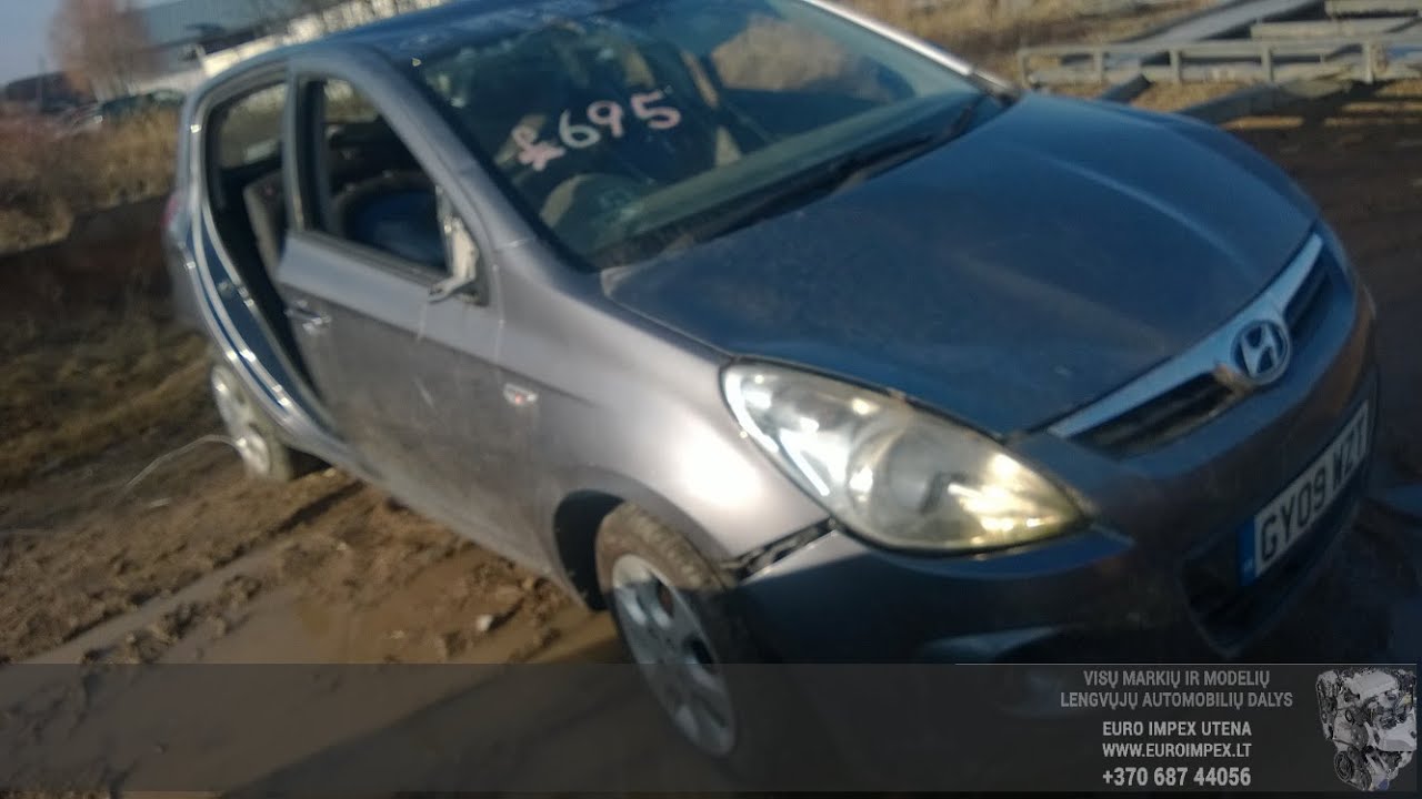 Car recycler parts Hyundai i20, 2009 1.2 57kW Gasoline Mechanical ...