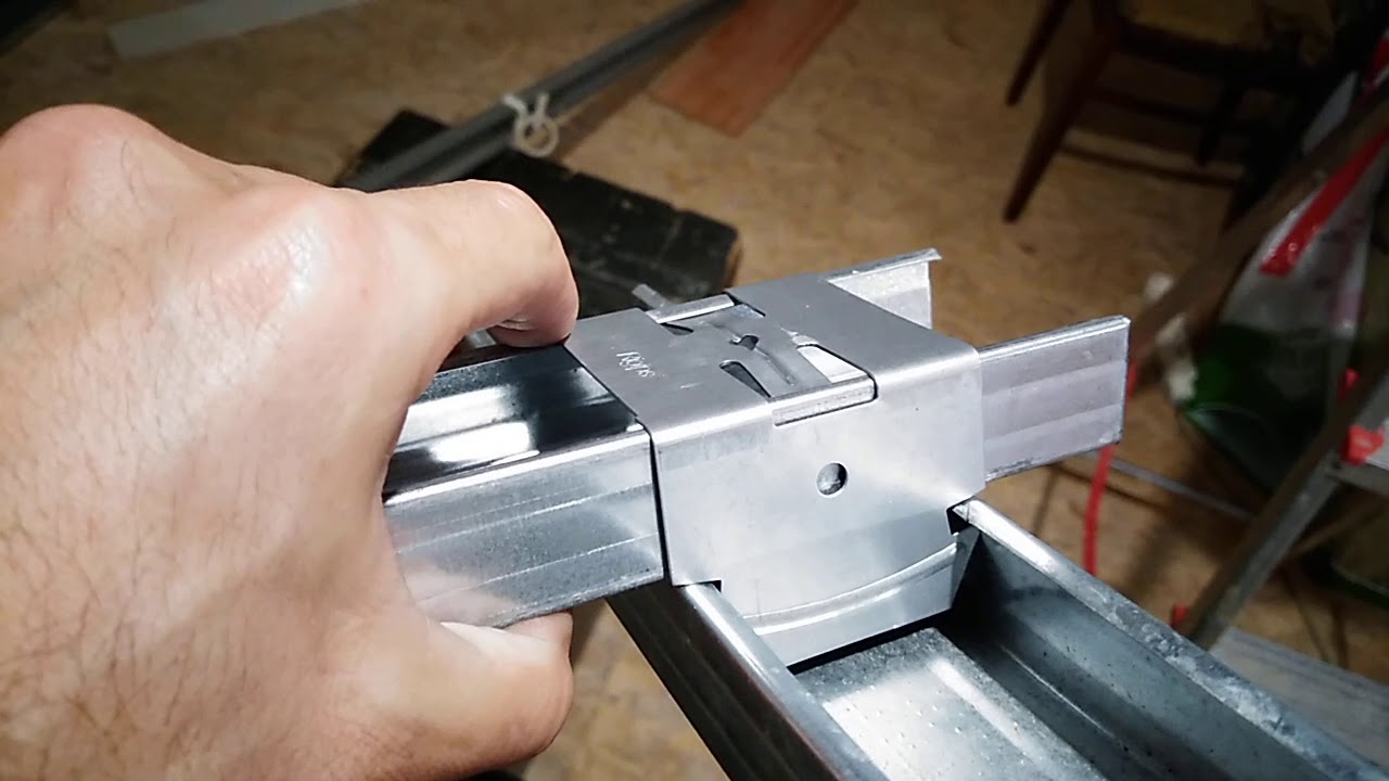 Cum se face un plafon (tavan) fals din gips carton (rigips) - YouTube