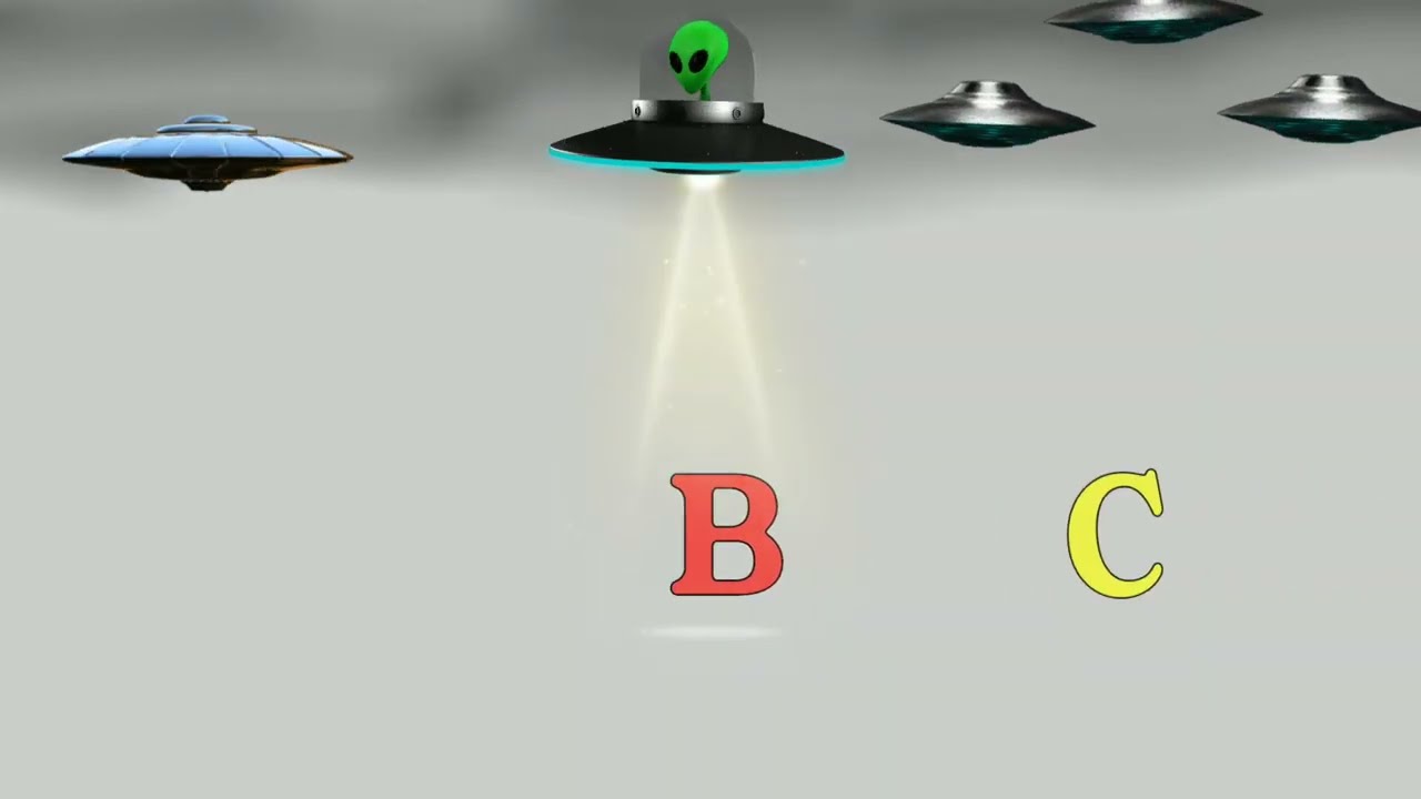 Alien Take Abcd With Voice Reading | Abcd Take by Alien | Abcd Reading ...