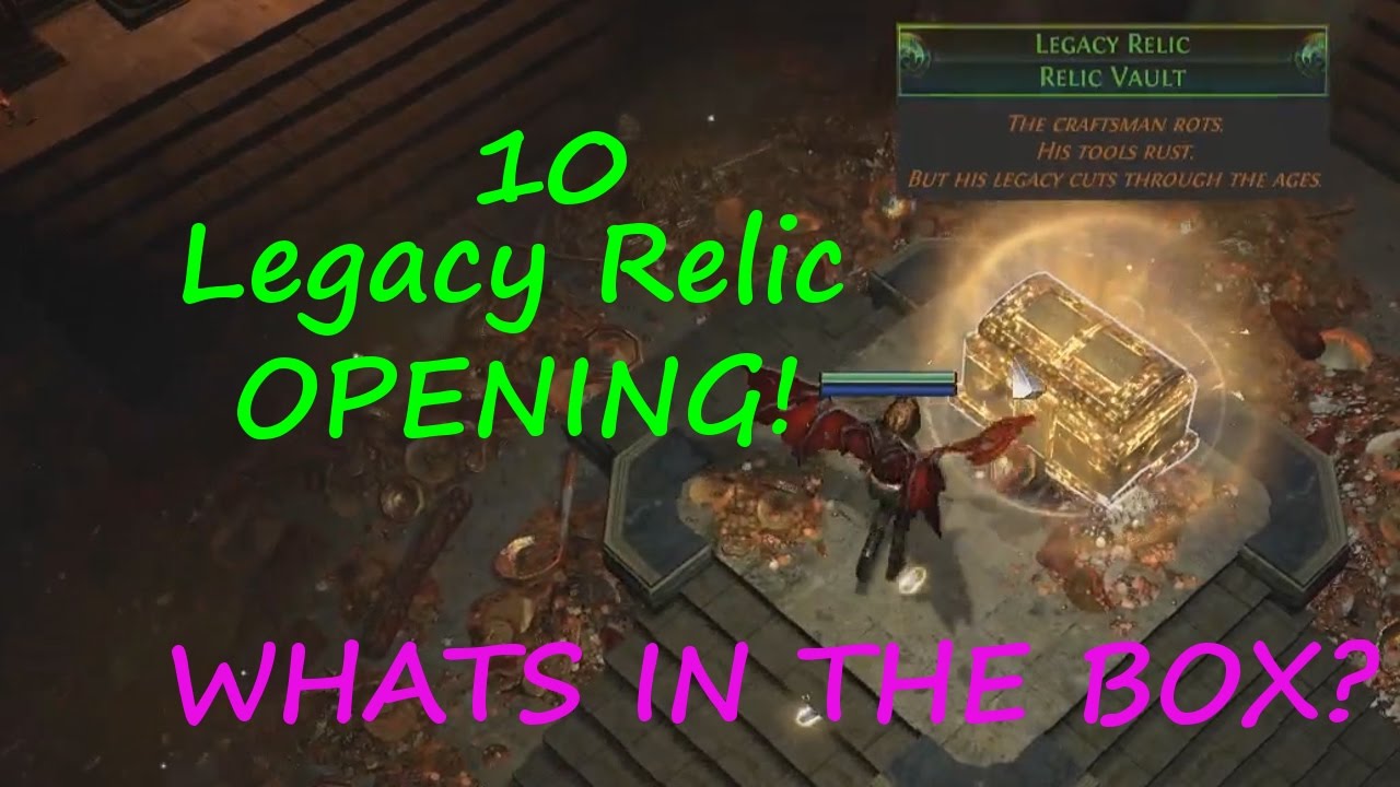 10 LEGACY RELIC OPENING !!! LEGACY RELIC, LEGACY VAULT !!! WHATS IN THE ...