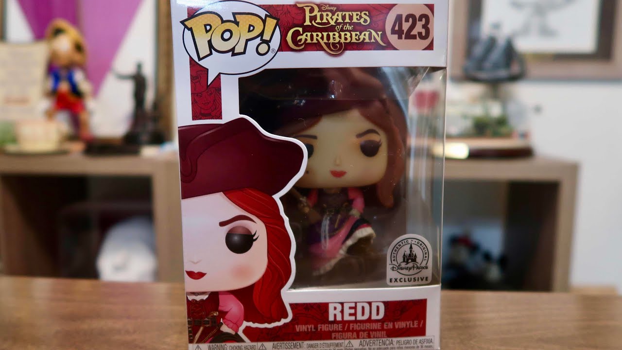 Redd Funko Pop, from Pirates of the Caribbean, unboxing and review ...