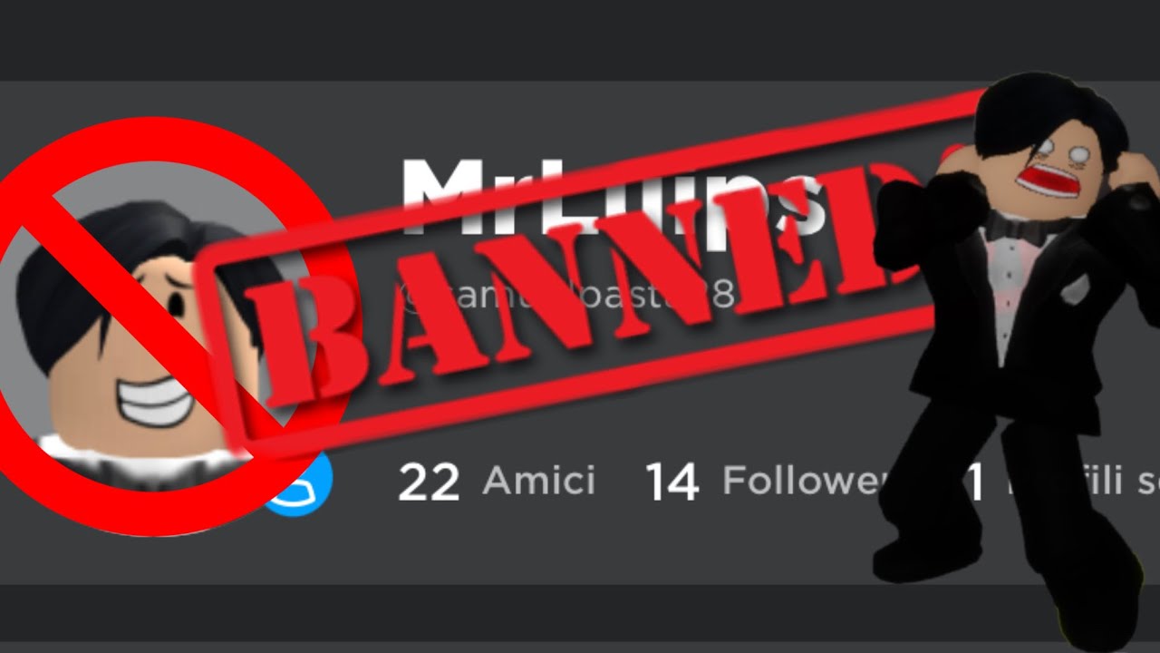 ROBLOX MI HA BANNATO! Addio account? - YouTube