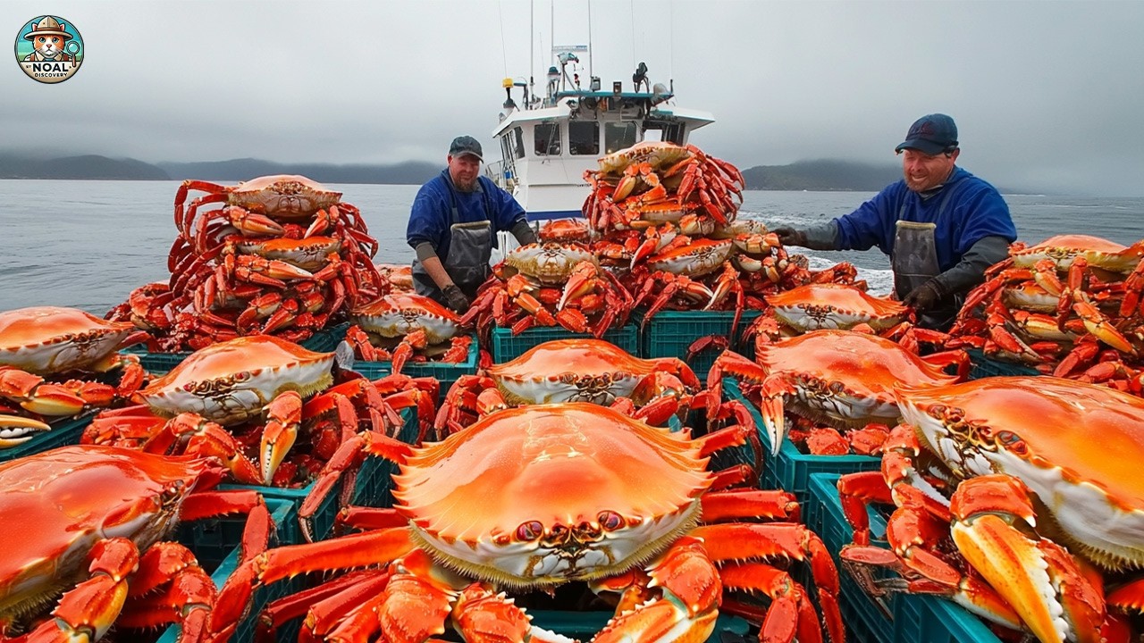 How to Harvesting Crab - Amazing Crab Factory - Inside Modern King Crab ...